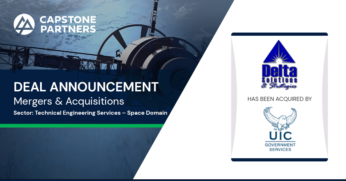 Capstone Advises Delta Solutions & Strategies | Capstone Partners