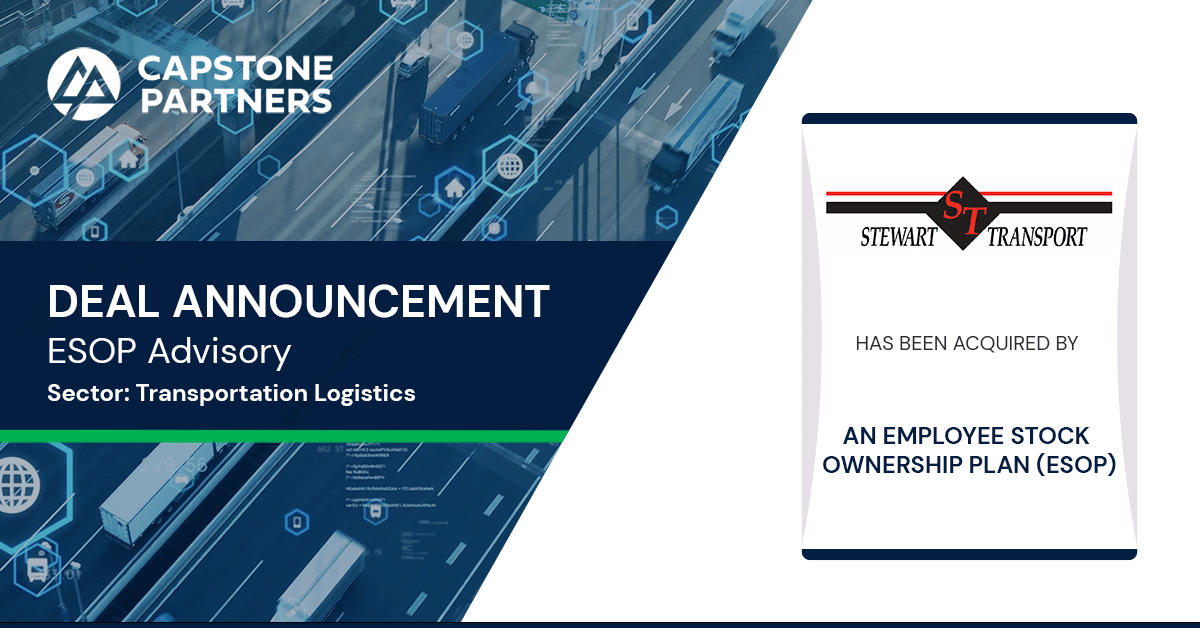 Capstone Advised Stewart Transport on the Creation of an ESOP | Capstone Partners