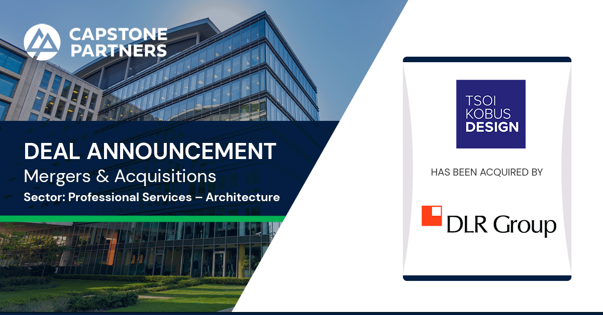 Capstone Advised Tsoi Kobus Design on its Acquisition | Capstone Partners