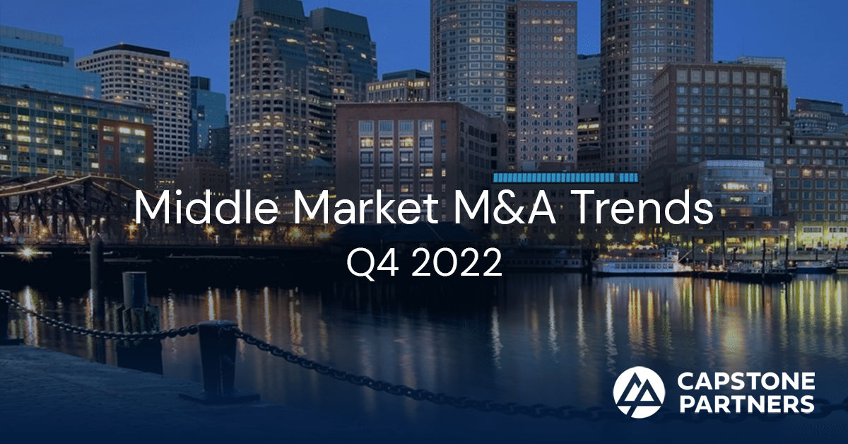 Capital Markets Update - Q4 2022 | Capstone Partners