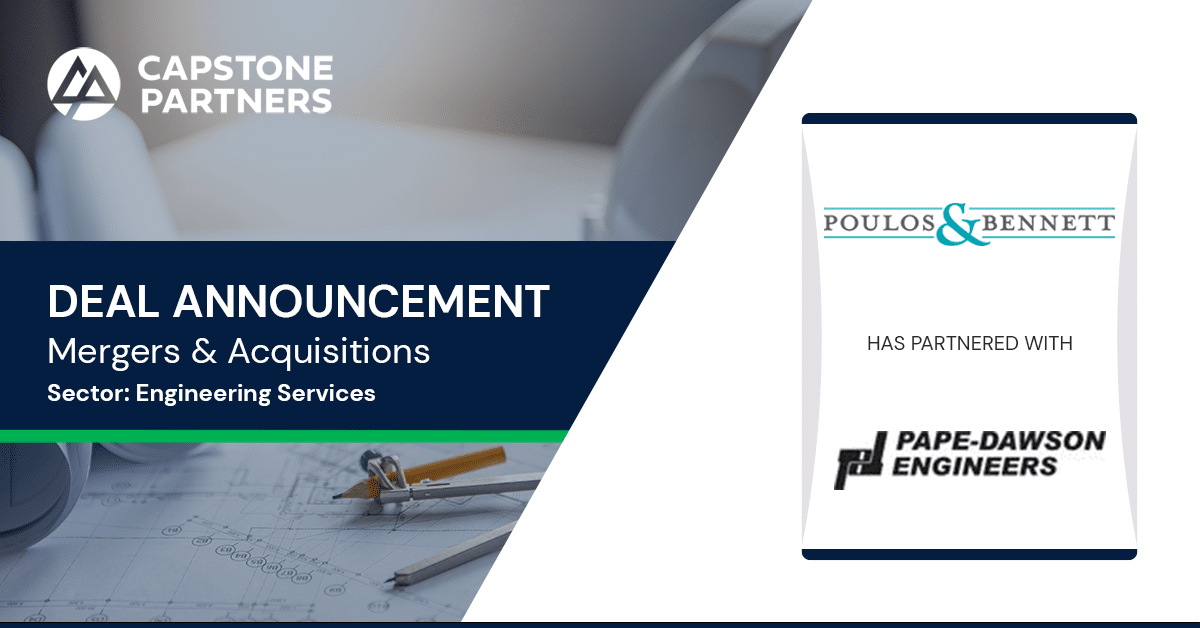 Capstone advised Poulos & Bennett | Capstone Partners