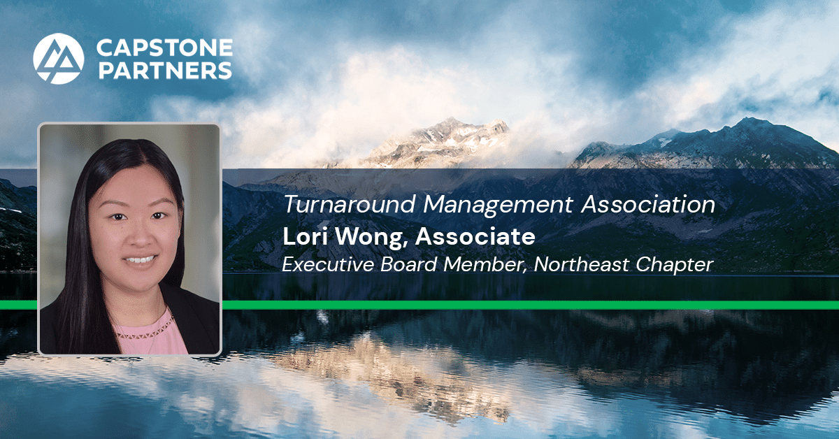 Capstone Renews Turnaround Management Association Sponsorships