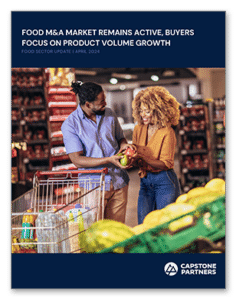 Food M&A Update | Capstone Partners