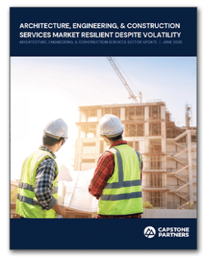 AEC Services Market Update | Capstone Partners