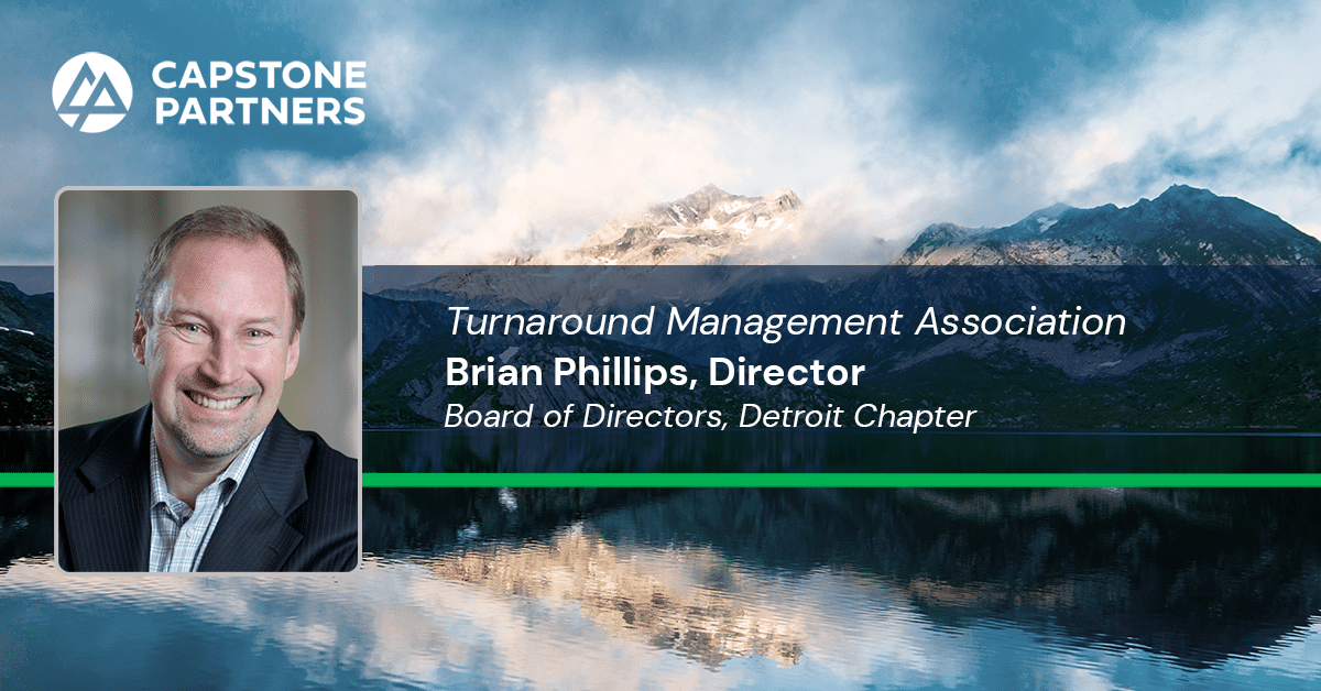 Capstone Partners Director Brian Phillips Selected to Serve on Board of ...