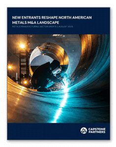 Metals Manufacturing M&A Update - August 2025
